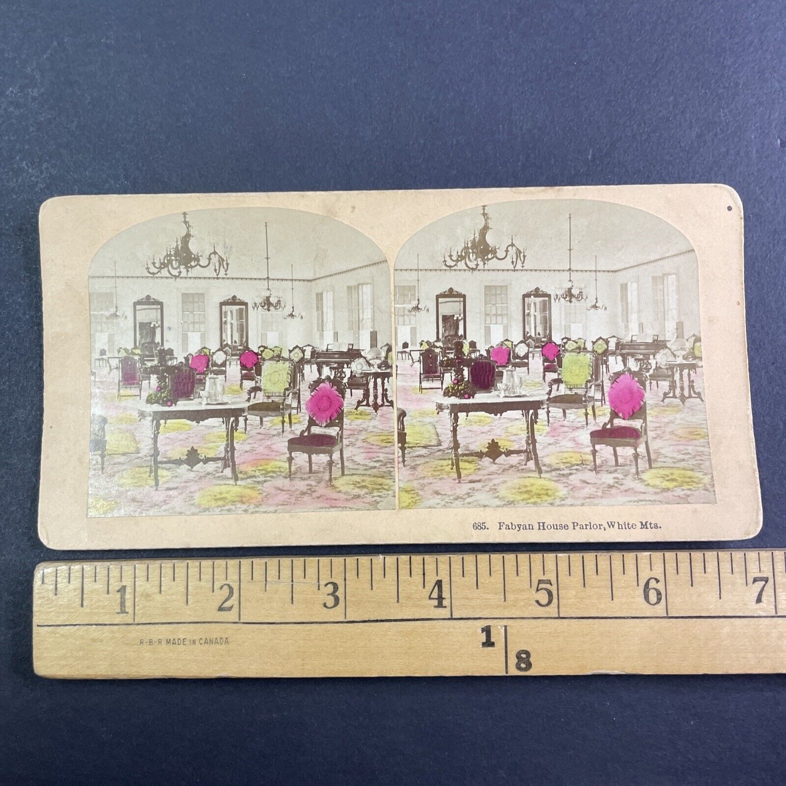 Inside The Fabyan House Stereoview New Hampshire Antique c1880s X4104 ...